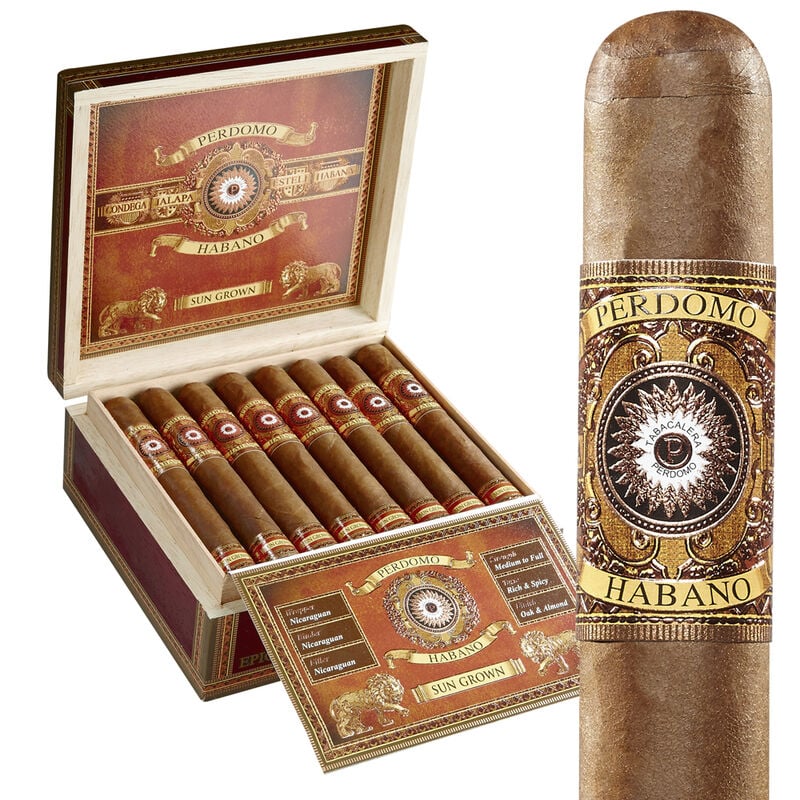 Perdomo Habano Bourbon Barrel-Aged Sun Grown | Cigars International